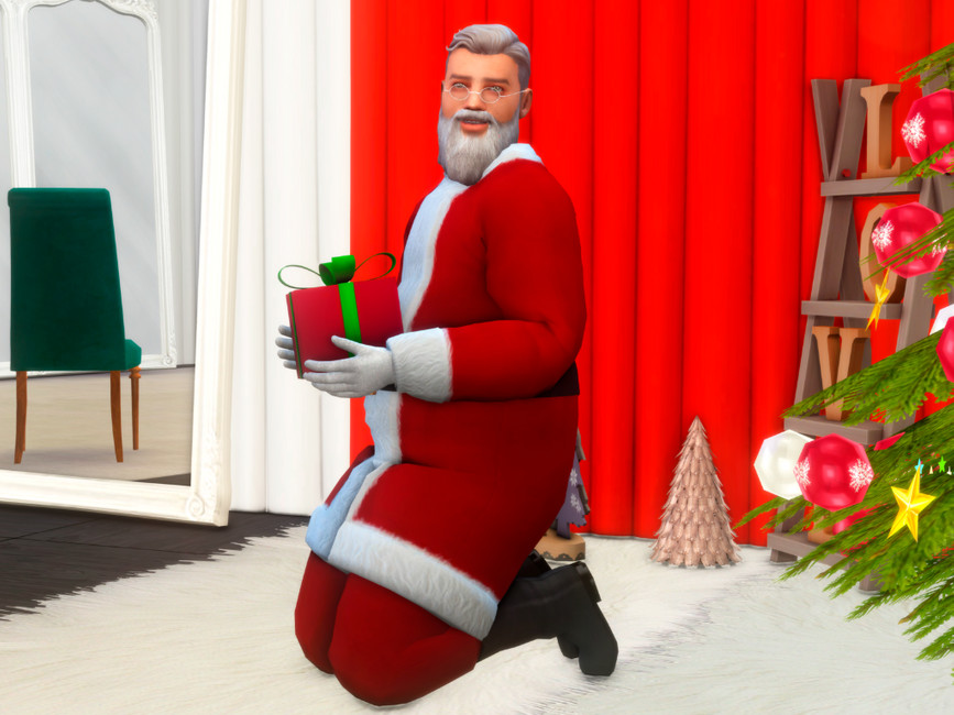 The Sims Resource - Mr Claus PosePack