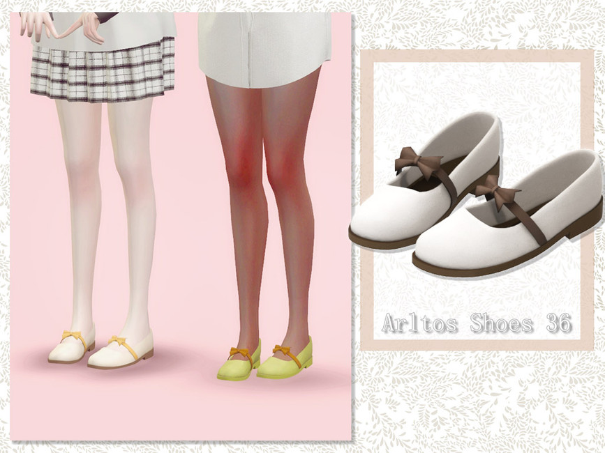 The Sims Resource - Bandage leather shoes / 36