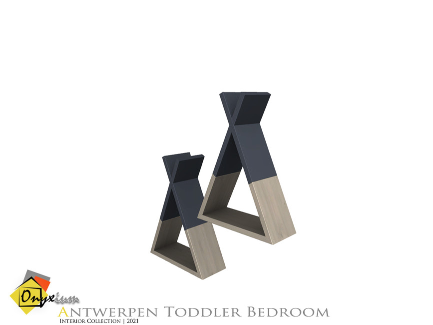 The Sims Resource - Antwerpen Triangle Wall Shelves