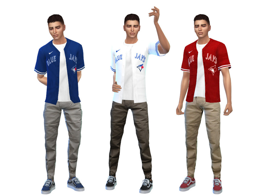 The Sims Resource | MLB Toronto Blue Jays Jersey