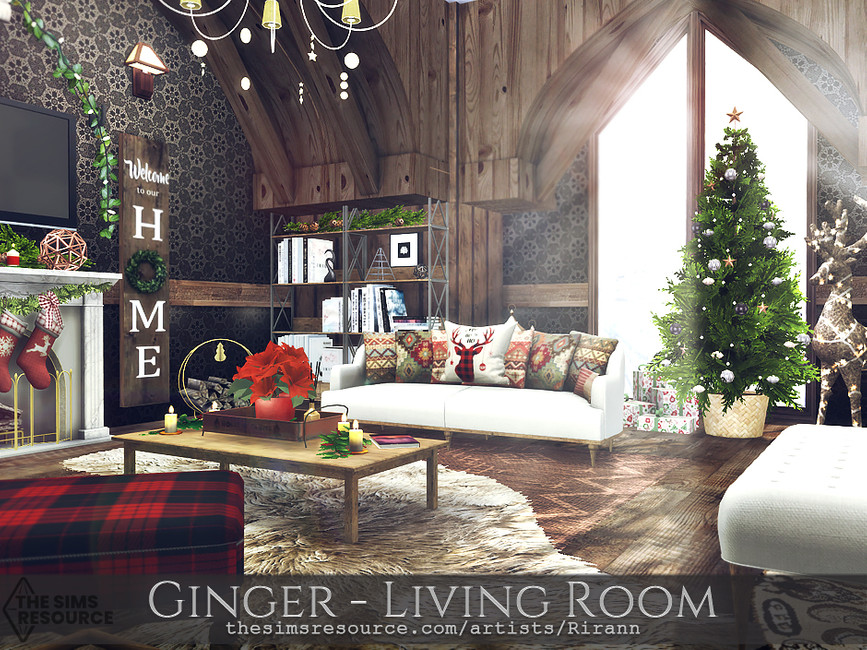 The Sims Resource - Ginger - Living Room - TSR CC Only