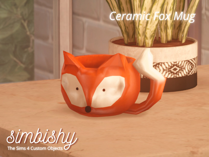 The Sims Resource - Ceramic Fox Mug