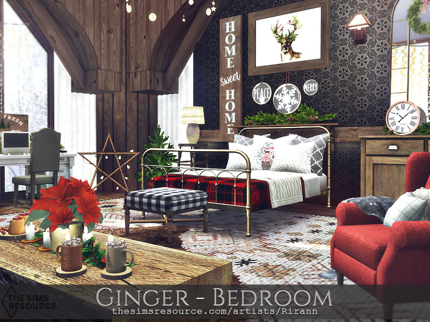 The Sims Resource - Ginger - Bedroom - TSR CC Only
