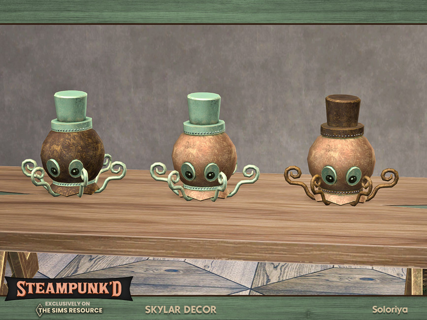 The Sims Resource - Steampunked. Skylar Decor. Octopus