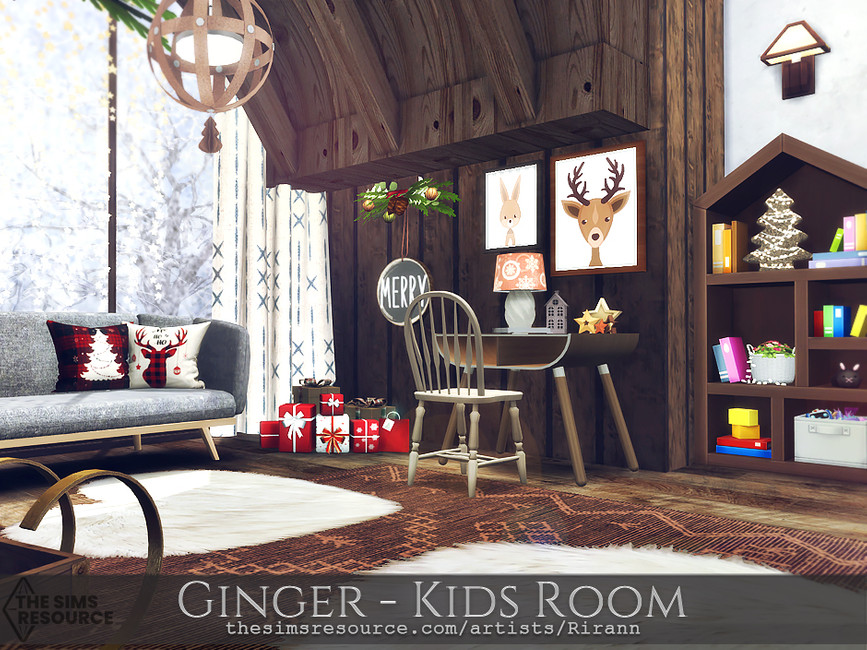 The Sims Resource - Ginger - Kids Room - TSR CC Only
