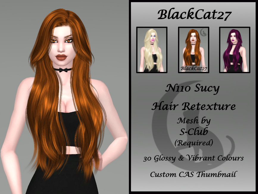 The Sims Resource - S-Club n110 Sucy Hair Retexture (MESH NEEDED)