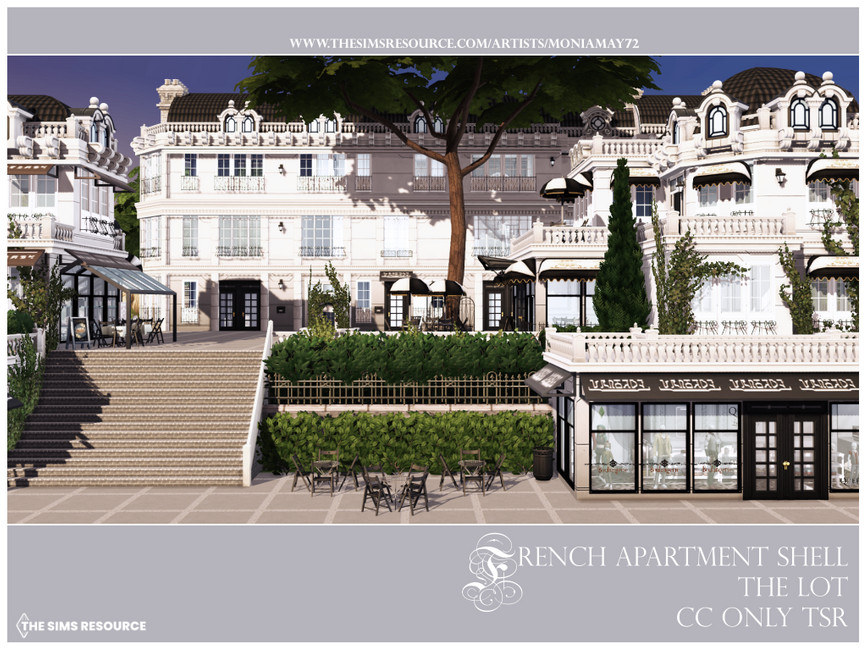 The Sims Resource - French Apartment Shell - The Lot