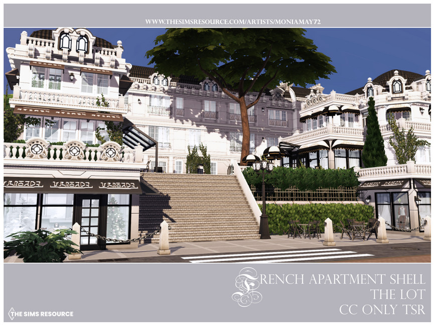 The Sims Resource - French Apartment Shell - The Lot