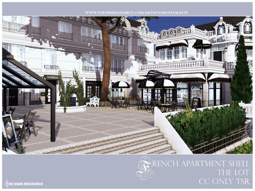 The Sims Resource - French Apartment Shell - The Lot