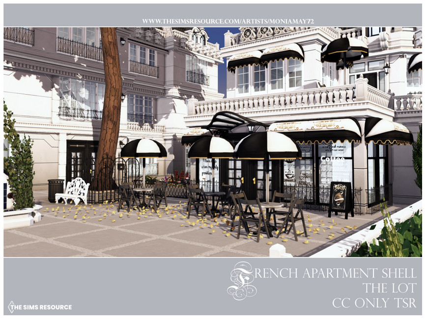 The Sims Resource - French Apartment Shell - The Lot