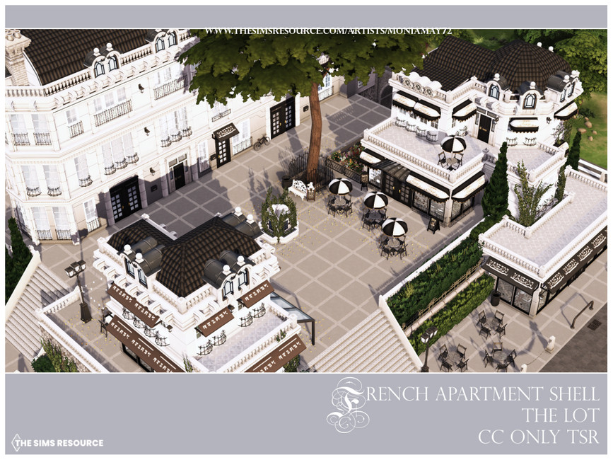The Sims Resource - French Apartment Shell - The Lot