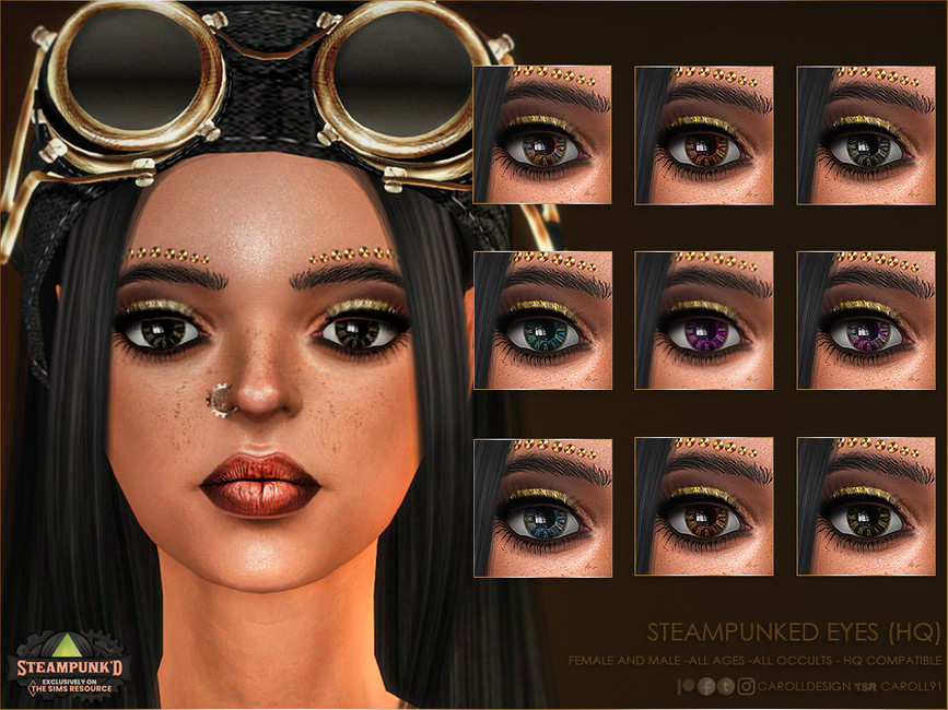 The Sims Resource - Steampunked Eyes (HQ)