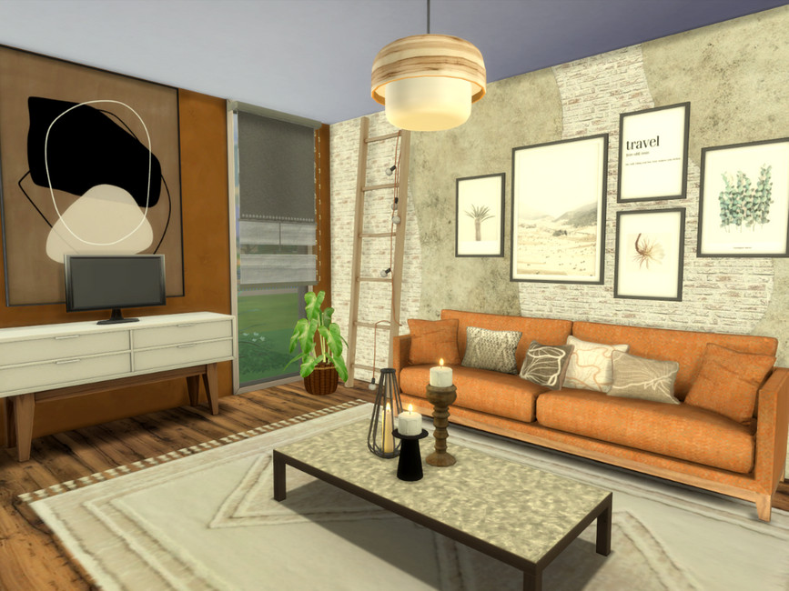 The Sims Resource - Neutrals Living Room
