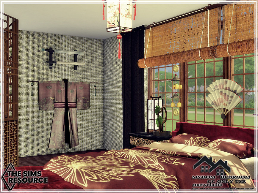 The Sims Resource - MYDOM - Bedroom - CC only TSR