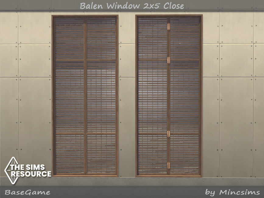 The Sims Resource - Balen Window 2x5 Close