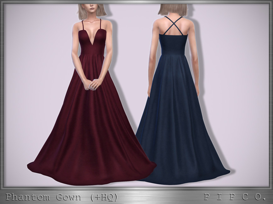 The Sims Resource - Phantom Gown II
