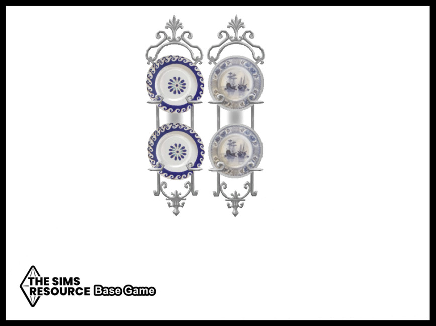 The Sims Resource - My Perfect Greek Kitchen Wall Plates