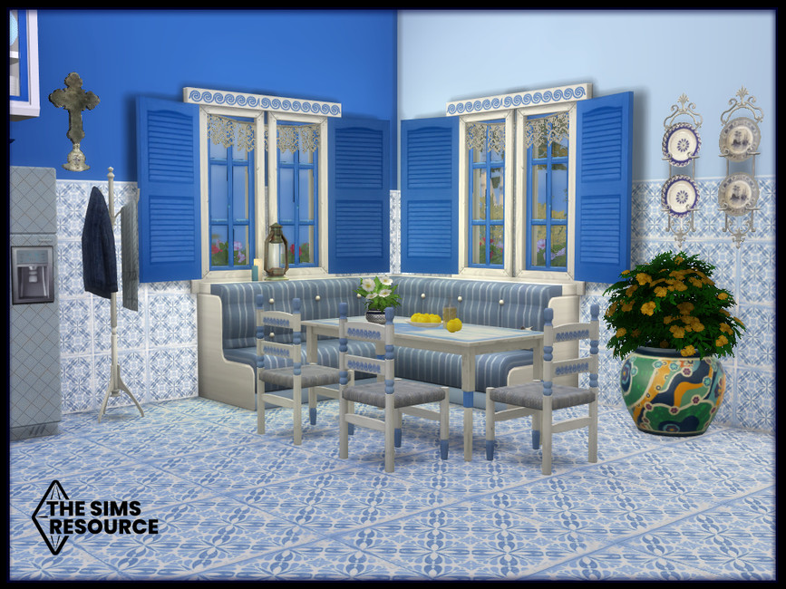 The Sims Resource - My Perfect Greek Kitchen (Part 2)