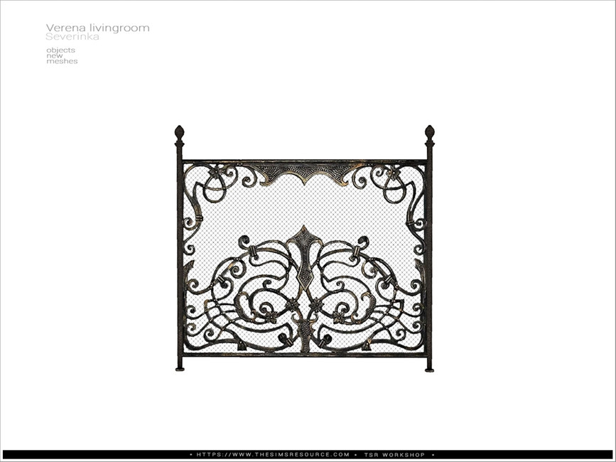 The Sims Resource - Verena livingroom - fireguard