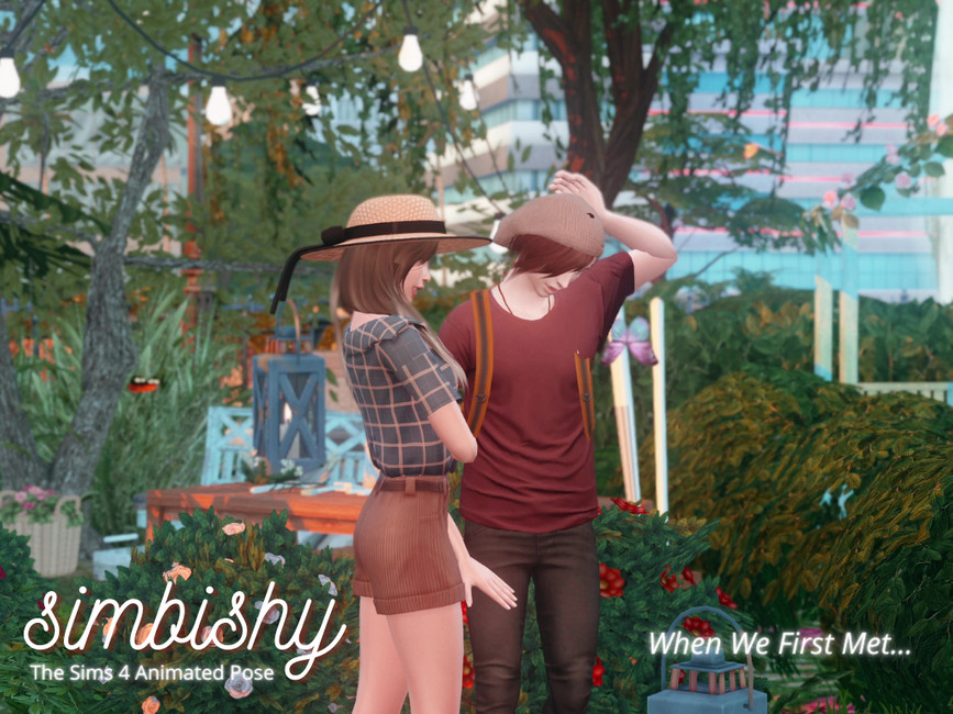 The Sims Resource - Animated Pose | When We First Met... (Couple)