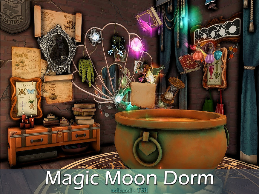 The Sims Resource - Magic Moon Dorm / TSR CC Only