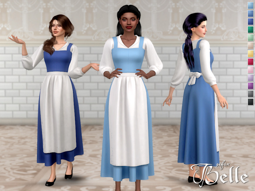 The Sims Resource - Belle Dress