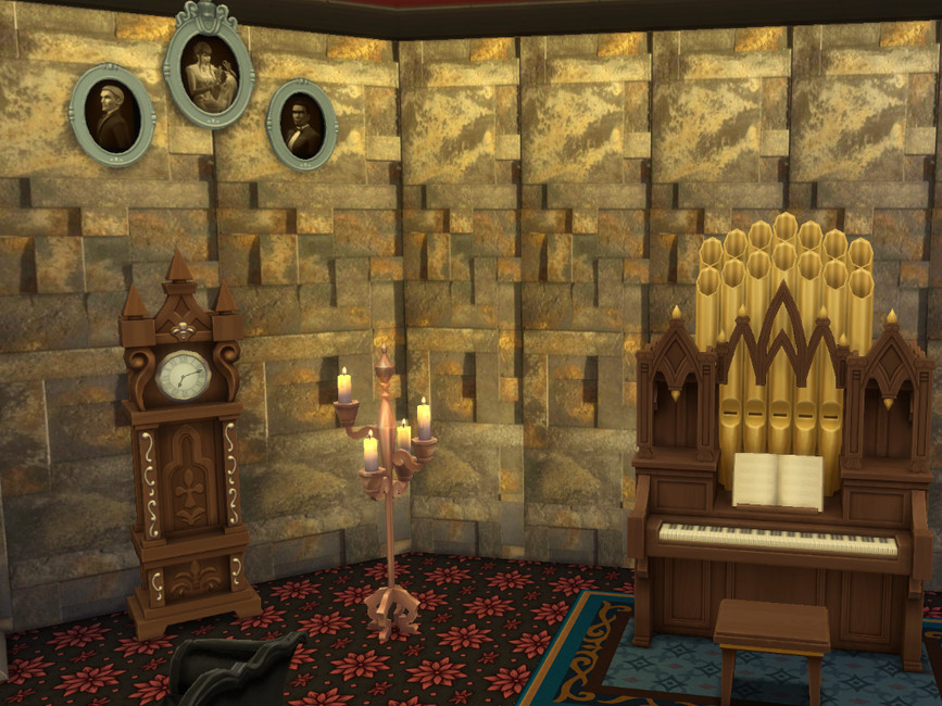 The Sims Resource - Steampunked Brass Walls