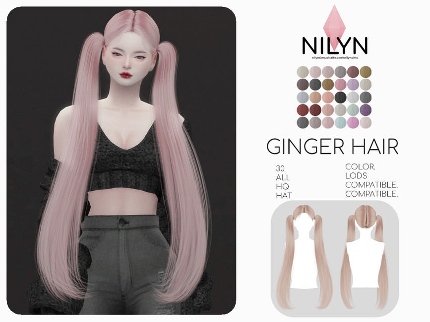 The Sims Resource - GINGER HAIR - NEW MESH