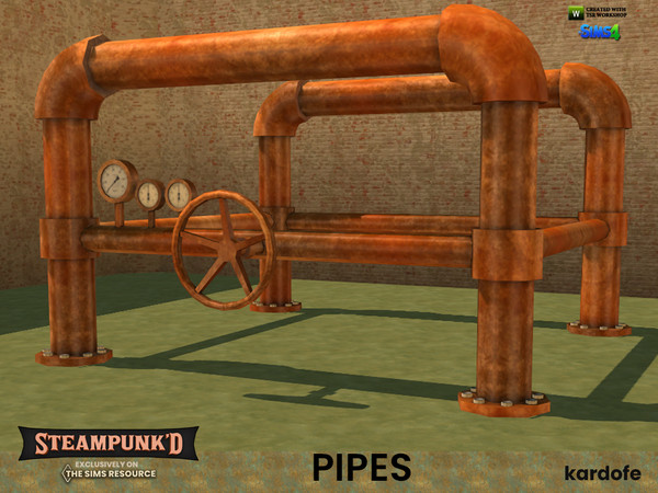 The Sims Resource - Steampunked_Pipes 7
