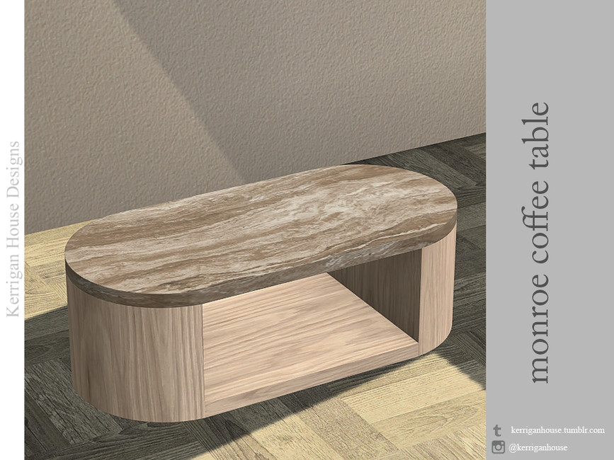 The Sims Resource - Monroe Coffee Table