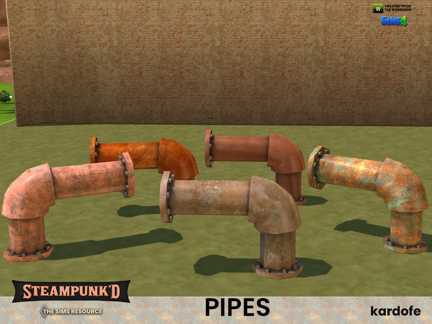 The Sims Resource - Steampunked_Pipes 3