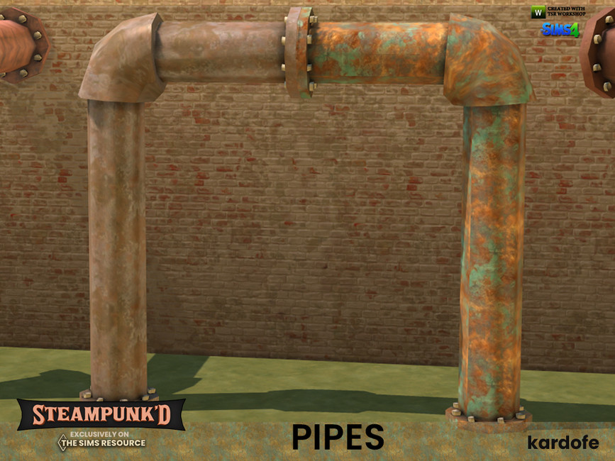 The Sims Resource - Steampunked_Pipes 4