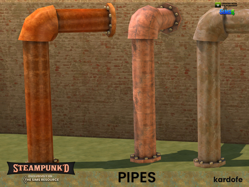The Sims Resource - Steampunked_Pipes 4