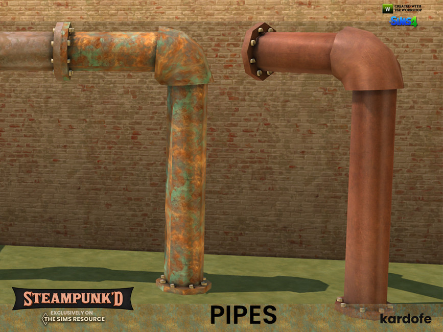 The Sims Resource - Steampunked_Pipes 4