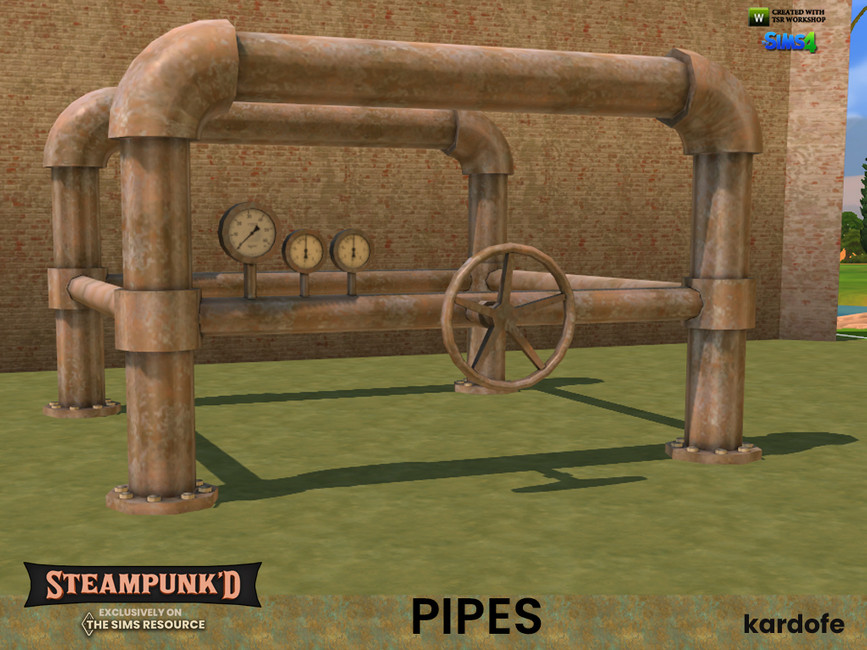 The Sims Resource - Steampunked_Pipes 7