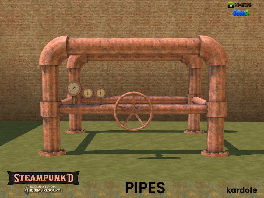 The Sims Resource - Steampunked_Pipes 7