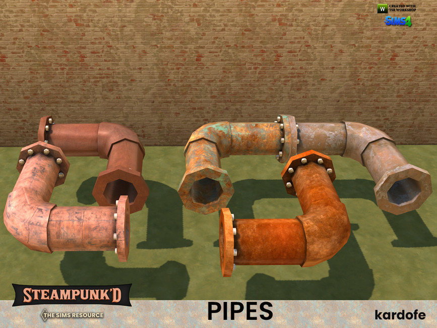 The Sims Resource - Steampunked_Pipes 9