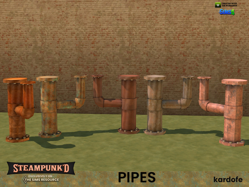 The Sims Resource - Steampunked_Pipes 11