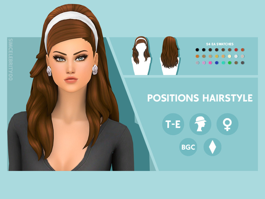 The Sims Resource - Positions Hairstyle