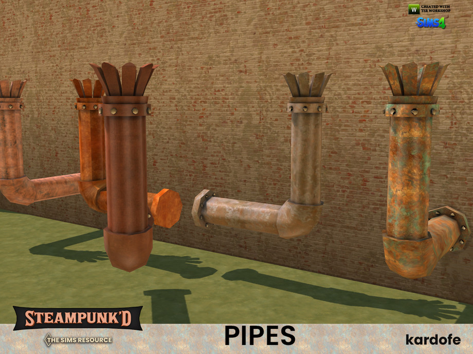 The Sims Resource | Steampunked_Pipes 6