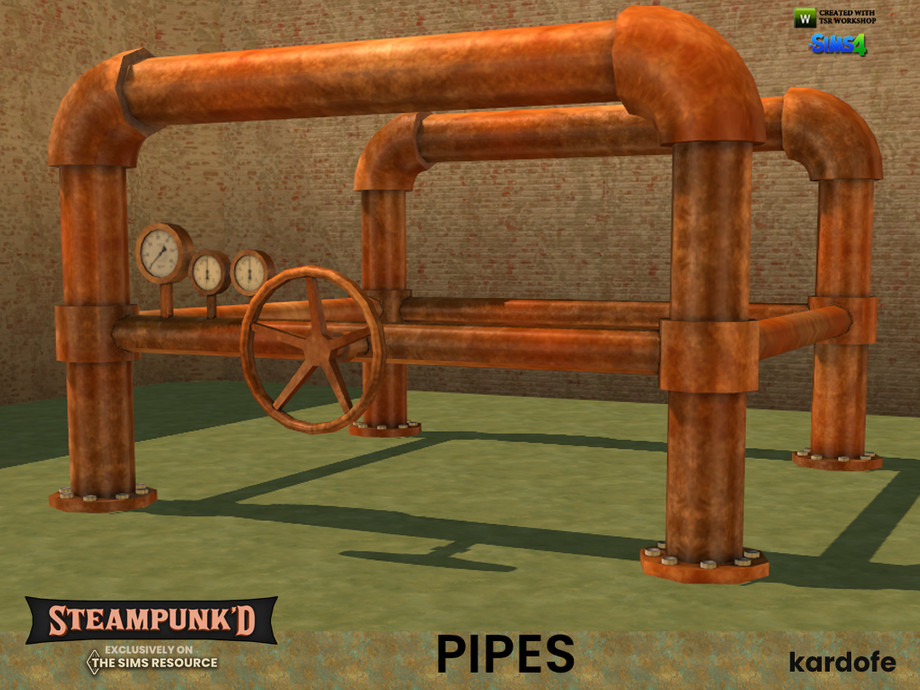 The Sims Resource | Steampunked_Pipes 7
