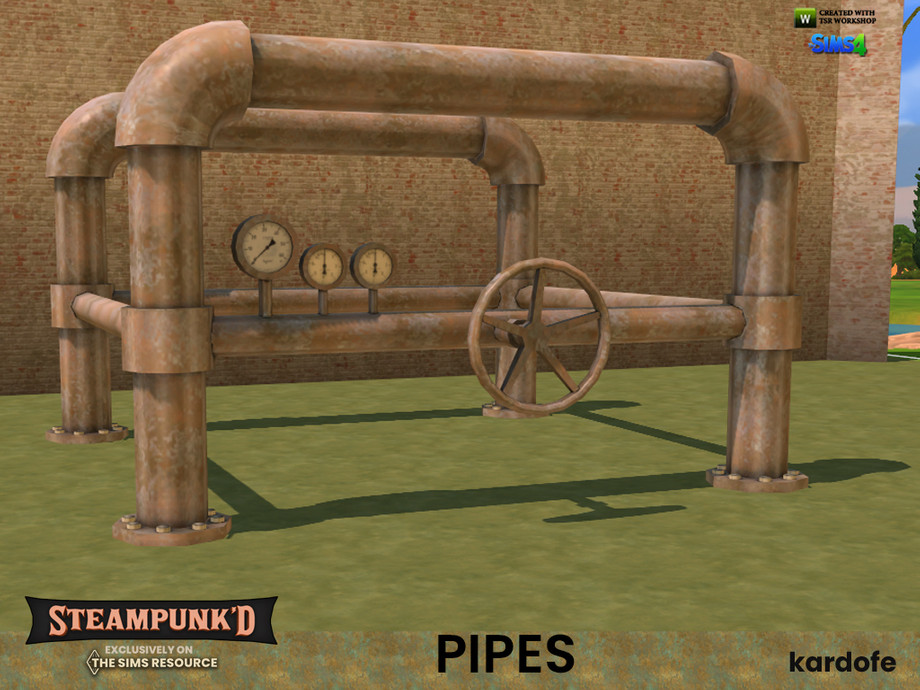 The Sims Resource | Steampunked_Pipes 7