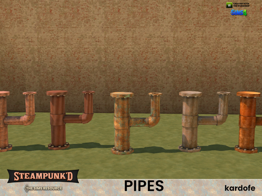 The Sims Resource | Steampunked_Pipes 8