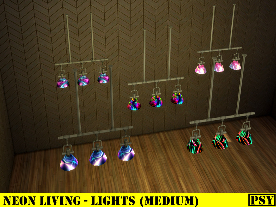 The Sims Resource | Neon Living - Lights - Medium