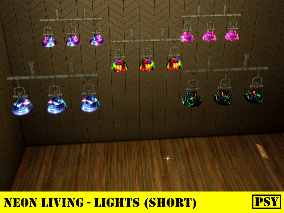 The Sims Resource | Neon Living - Lights - Short