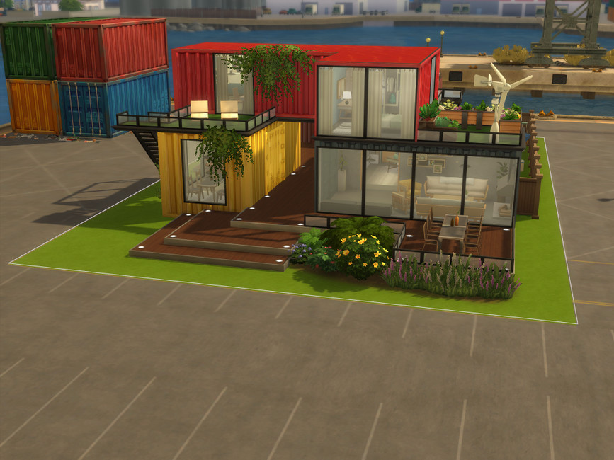 The Sims Resource - Shipping Container House