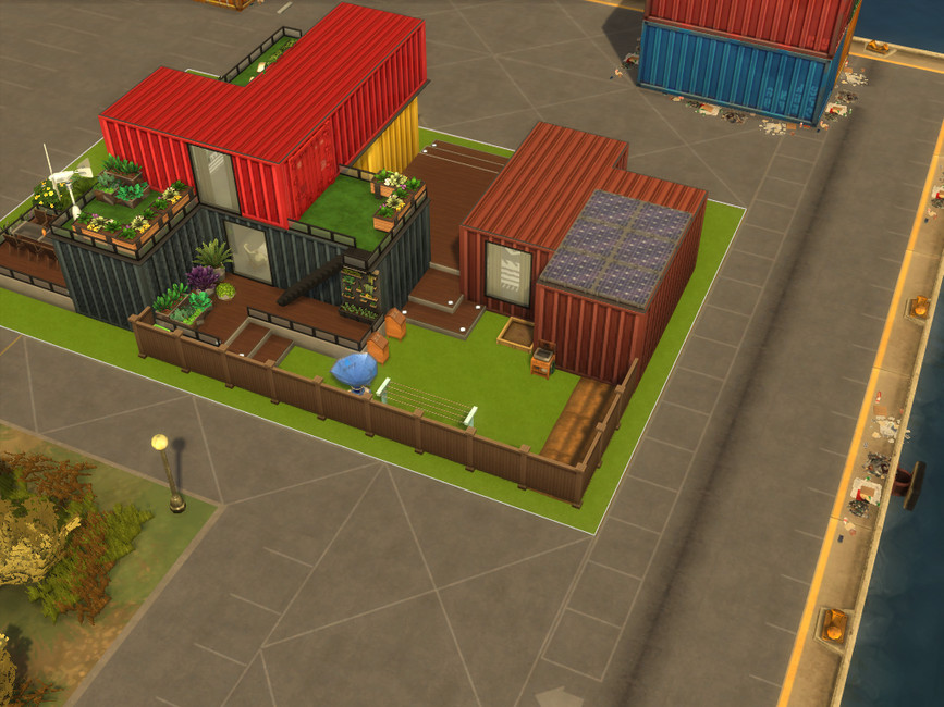 The Sims Resource - Shipping Container House