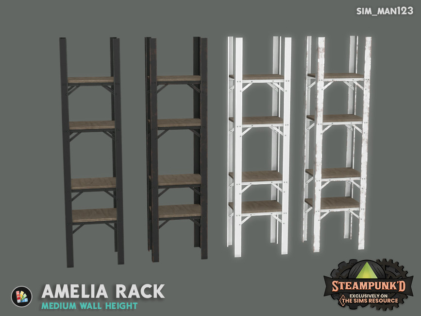 The Sims Resource - Amelia Medium Rack
