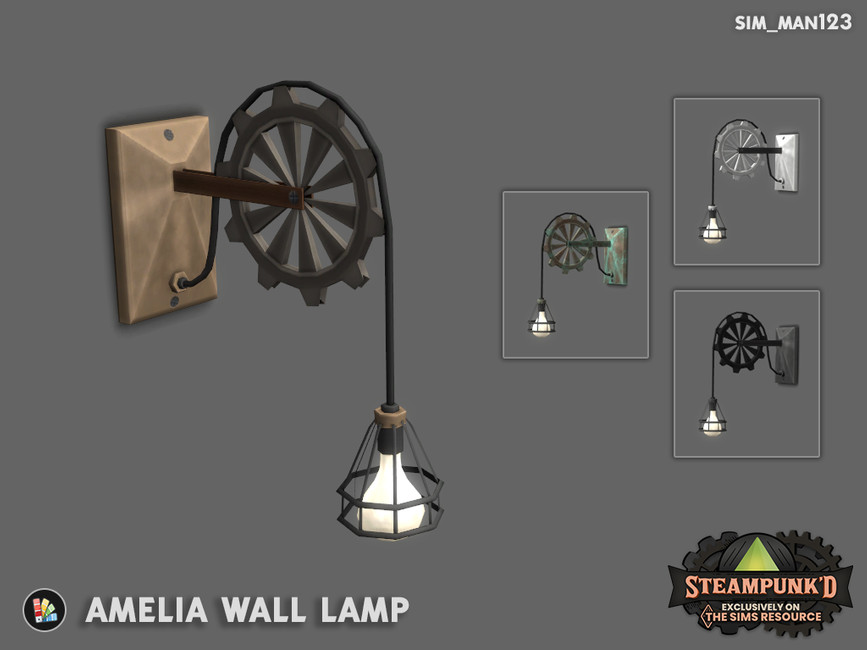 The Sims Resource - Amelia Wall Lamp
