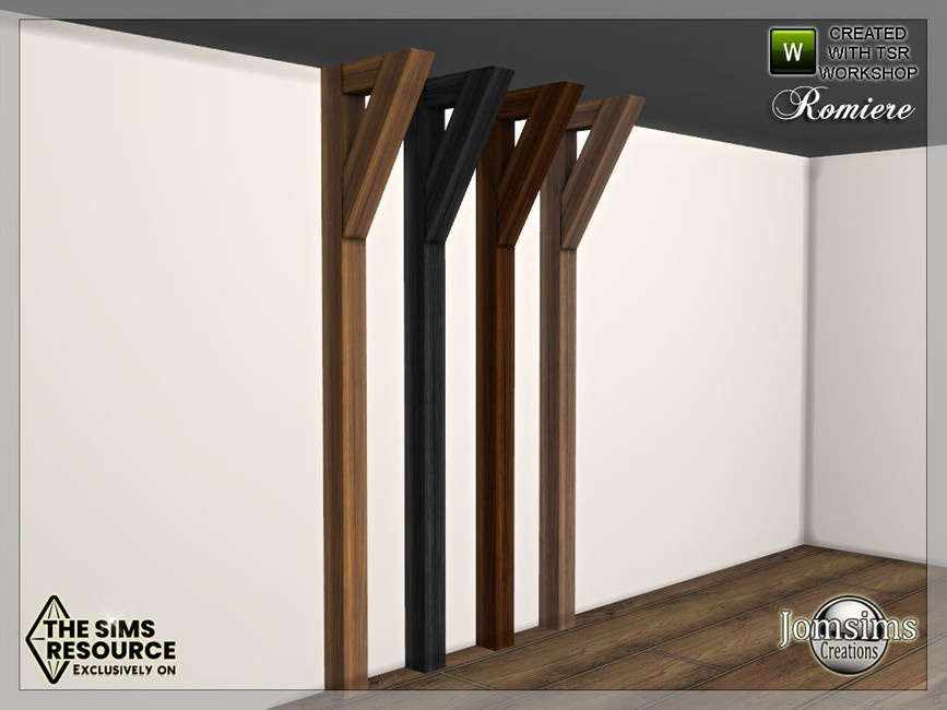 The Sims Resource - Romiere column wall deco
